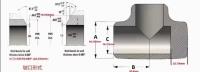 China ASTM B466 Copper Nickel Equal Tee C71500 Seamless Socket Weld 150LB for Ship for sale