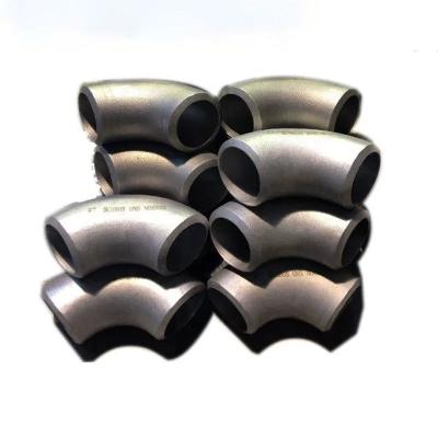 China Seamless Carbon Steel A234 WPB 90 Degree Long Radius Elbow For Pipe Connect Fittings for sale