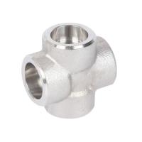 China 1/2 Cross Pipe Fitting Suitable for Oil Applications ASTM A403 Approved for sale