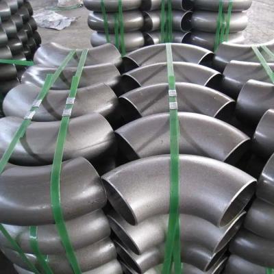 China Cu-Ni9010 90 Degree Elbow LR Butt Welding Steel Pipe Fittings Elbow for sale