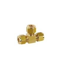 China Multi-purpose HT 200-1001 Brass Female Tee Thread Fittings for Industrial Fluids & Gases for sale