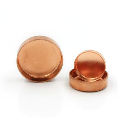 China Cap Pipe Fitting Polishing 15 Inch Copper Pipe Threaded Cap Sch20 Head End Forged for sale