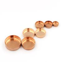 China Plumbing / Round Pipe Copper End Caps / Cap Fittings For Air Condition And Refrigeration for sale