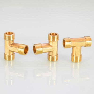 China Copper Nickel Tee C71500 Threaded Water System ANSI JIS DIN Standard for Industrial and Commercial for sale