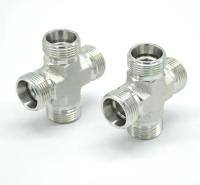 China Carton Box Package Female End Connection Cross-connection Pipe Fitting for Easy Handling for sale