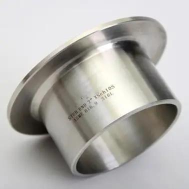 China ASTM A403 SS304 Lap Joint Stub End, Butt Weld Corrosion Resistant Pipe Fittings for sale