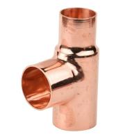 China Copper Nickel Tee UNS C71500 Seamless For Marine And Seawater Service for sale