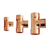 China ANSI JIS DIN Standard Copper Nickel Equal Tee For Water Pipe Industry Customized Logo for sale