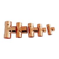 China ASTM B466 UNS C70600 CuNi 90/10 Equal Tee, Marine Grade Seawater Corrosion Resistant Fitting for sale