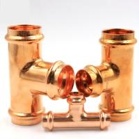 China Versatile Coated Brass Tee Fitting, Standard Packaging Industrial & Civil Use for sale
