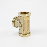 China Versatile Coated Brass Tee Fitting, Standard Packaging Industrial & Civil Use for sale