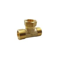 China Versatile Coated Brass Tee Fitting, Standard Packaging Industrial & Civil Use for sale