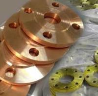 China ASME B16.9 Welding Flanged Copper Nickel Flange with Zinc Plated Surface for sale