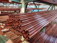 China UNS C70600 UNS C71500  Seamless Copper Nickel Pipe ASTM B466 High Corrosion Resistance for sale