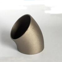 China ASTM B16.9 Copper Nickel Elbow C70600 45°/90° Angle, Industrial Piping Fitting for sale