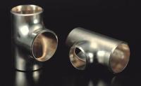China Metal Target RED Tee C71500 Copper Nickle Butt Welding Pipe Fittings for sale
