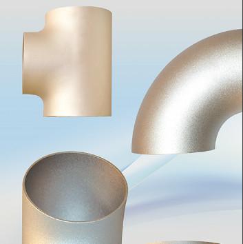China DIN86088 CuNi10Fe1.6Mn PN1.0 Butt Weld Connection Fittings Copper Nickel Tee for sale