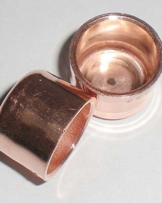 China Threaded Copper Pipe Cap 150 PSI ANSI/DIN Standard Sealing Fitting for Plumbing for sale