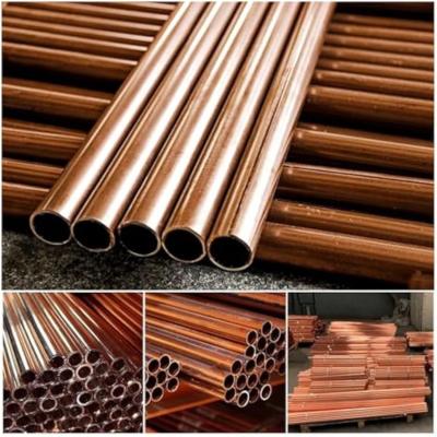 China Seamless C70600 90/10 Copper Nickel CuNi Pipes for High-Temperature High-Pressure Applications - SCH80, 6M Lengths for sale
