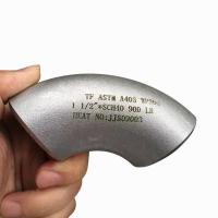 China CuNi 70/30 Copper Nickel 90° LR Elbow, High Strength ASME B16.9 Butt Weld Fitting for sale