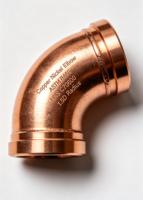 China ANSI B16.9 CuNi 90/10 Elbow,  Customized Schedule 80 Pipe Fitting for sale