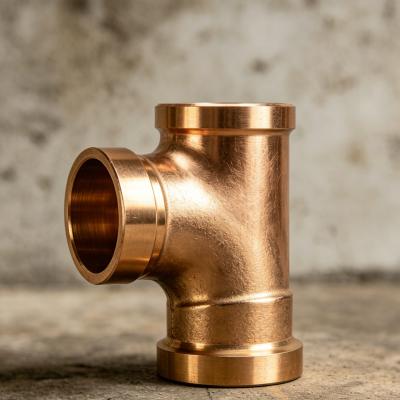 China ASTM B466 Copper Nickel Equal Tee C70600/C71500 Butt Weld Fitting SCH40 for sale