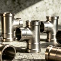 China High Quality Cupro Nickel Equal Tee 70/30 Forged ASME B16.9 SCH80 2