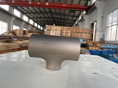 China CuNi 70/30 Copper Nickel Reducing Tee Socket Weld Fitting ASME B16.5 Class 150 Marine Grade Pipe Fittings for sale
