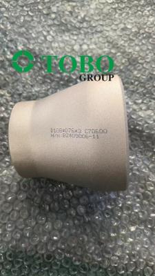 China Eccentric Copper Nickel Reducer Fitting ASME B16.9 Marine Grade for Corrosive Environments for sale