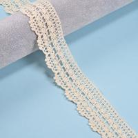 China Embroidery Bridal Wedding Cotton Lace Trim Milk Shreds White for sale