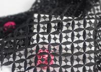 China Poly Guipure Water Soluble Chemical Dying Lace Fabrics Embroidered For Lace Top for sale