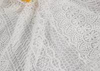 China Textile Milk Silk Soft Water Soluble Guipure Women Dress Processing Lace Fabric for sale