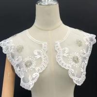 China Lace Fabric Embroidery Hanfu Accessories Three-dimensional Embroidery Cloud Shoulder Fairy Children's Wear False Collar for sale