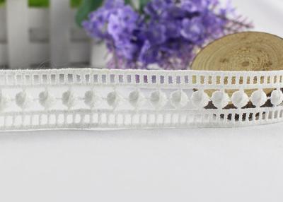 China Beige Cotton Guipure Embroidery  Water Soluble Polyester Lace Trimming for Doll for sale