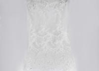 China African French White Embroidered Lace Fabric Bridal Mesh Fabric For Party Dresses for sale
