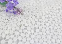 China Milk Silk Water Soluble Lace Fabric For Bridal Dresses Circle Lace Designs for sale