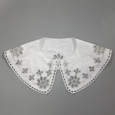 China Round Lace Collar Applique With Polyester Fabric for sale