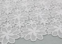 China Floral Poly Dying Lace Fabric Guipure French Venice Lace for sale