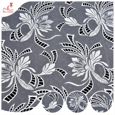China Factory price chemical polyester embroidery guipure water-soluble lace fabric for sale