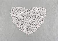 China French Guipure Venice Lace Cotton Lace Neck Applique Water Soluble For Blouses for sale