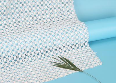 China DTM French Venice Guipure Lace Fabric Embroidered Chemical Poly Milk For Apparel for sale