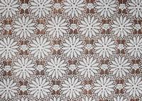China Custom DTM Polyester Floral Guipure Lace Dress Fabric For Haute Couture for sale