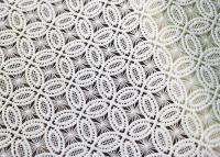 China Couture Bridal Heavy African Cord Guipure Embroidered Lace Fabric For Women Dress OEM / ODM for sale
