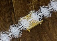 China Cutomized Floral French Venice Guipure Lace Trim For Apparel Ribbon 7CM Width for sale