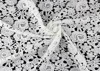 China Chemical Poly Milk Water Soluble Lace Fabric For Women Garment for sale
