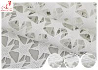 China SGS Width 120cm Embroidered Floral Lace Fabric For Dress Making for sale