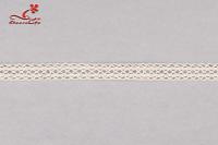 China Bedding Articles / Clothing Labels Cotton Lace Trim Customizable Width for sale