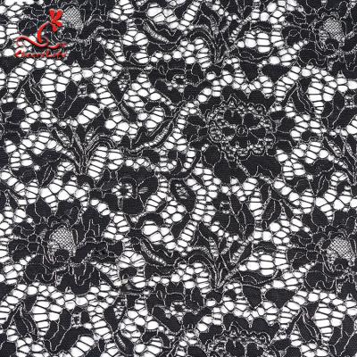 China Wholesale African French  Lace Fabrics Nylon Lace Fabric For Garment for sale