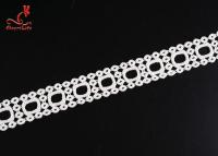 China 100% Cotton Water Soluble Lace Trim For Luggage Decoration for sale