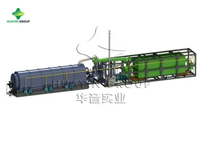 China 4TPD Small Pyrolysis Plastic To Fuel Oil machine Free Installation for sale